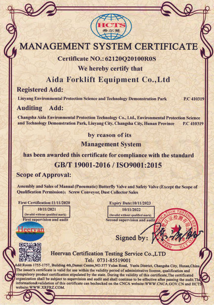 ประเทศจีน YANMING WEIGHING AND HANDLING SOLUTION CO.,LTD ควบคุมคุณภาพ